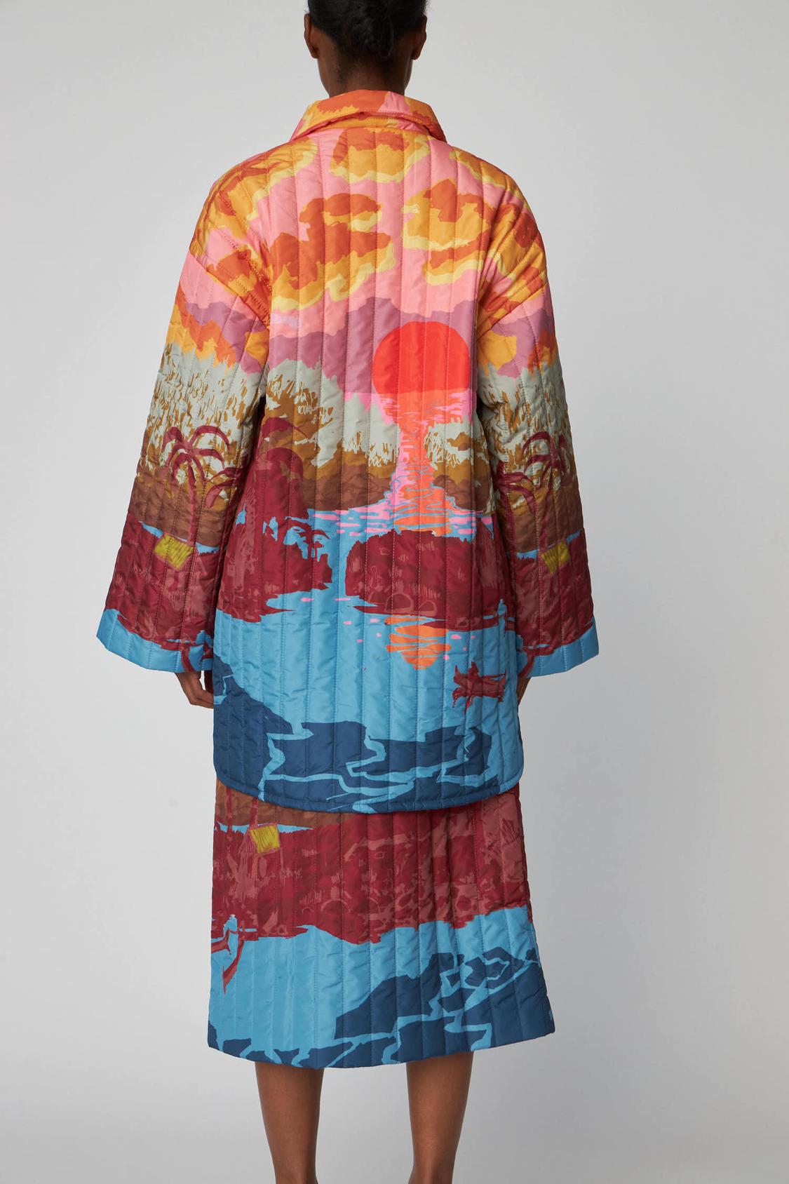 Quilted Landscape Coat – Mazooka Berlin